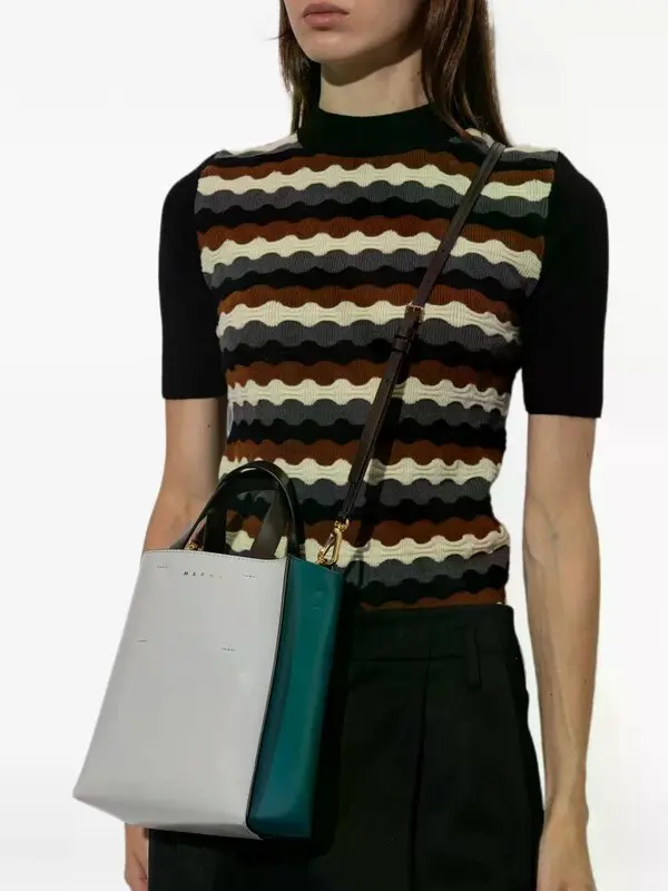 Marni Museo Mini Leather Tote Bag
