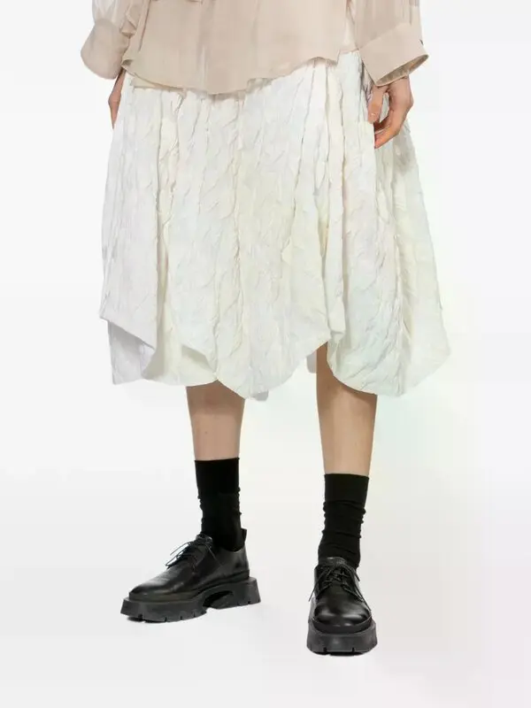 Comme Des Garçons Textured Midi Skirt