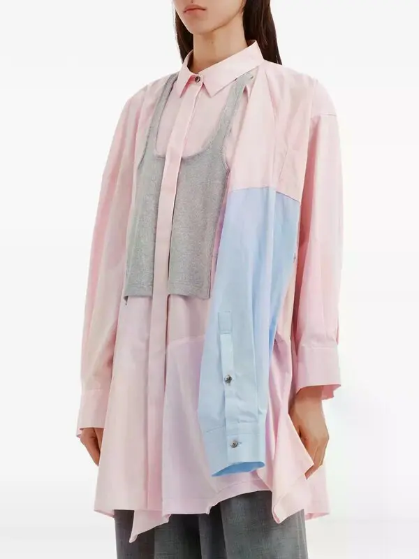 ENFOLD Layered Panelled Shirt