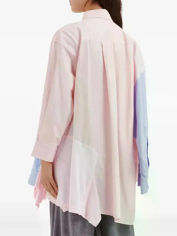 ENFOLD Layered Panelled Shirt