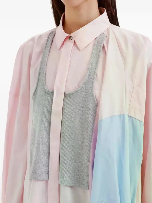 ENFOLD Layered Panelled Shirt