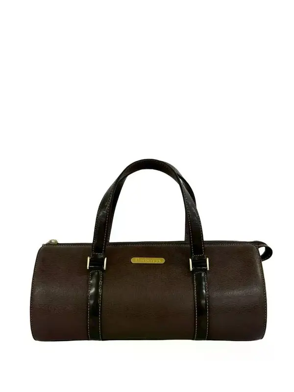 Burberry 2000-2017 Calf Leather Handbag - Brown