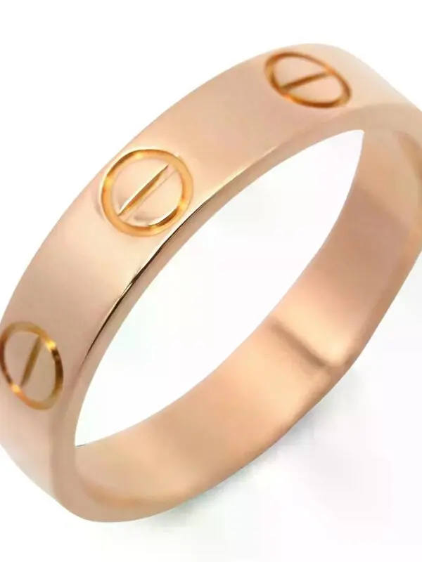 Cartier 18kt Rose Gold Love Ring - Pink
