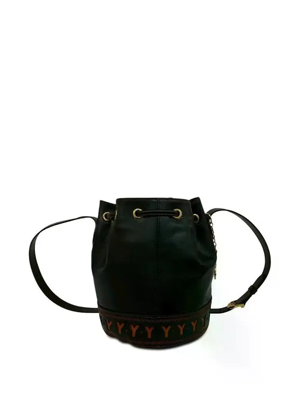 Saint Laurent 1980-1990 Leather Bucket Bag
