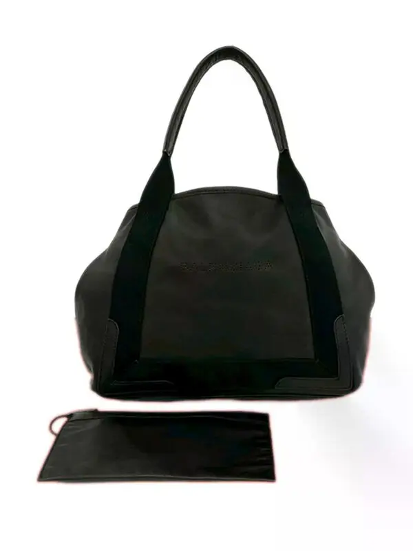 Balenciaga Calfskin Perforated Tote Satchel