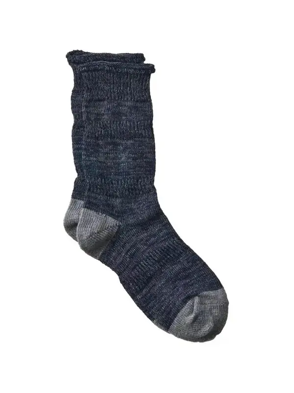 YAHAE Chunky Knit Socks - Blue