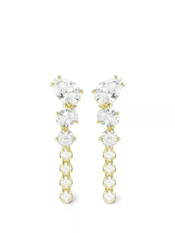 SWAROVSKI Mesmera Drop Earrings With Cubic Zirconia - Gold