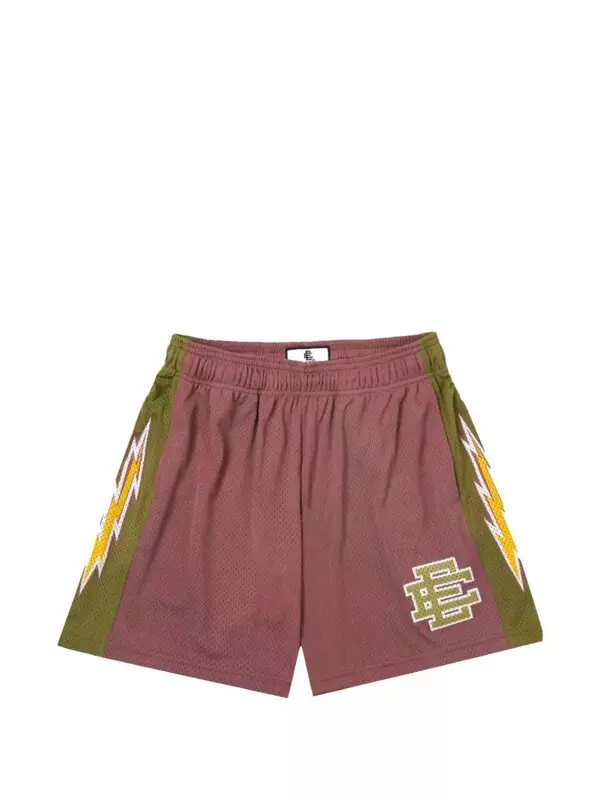 ERIC EMANUEL Lightning-bolt Mesh Shorts