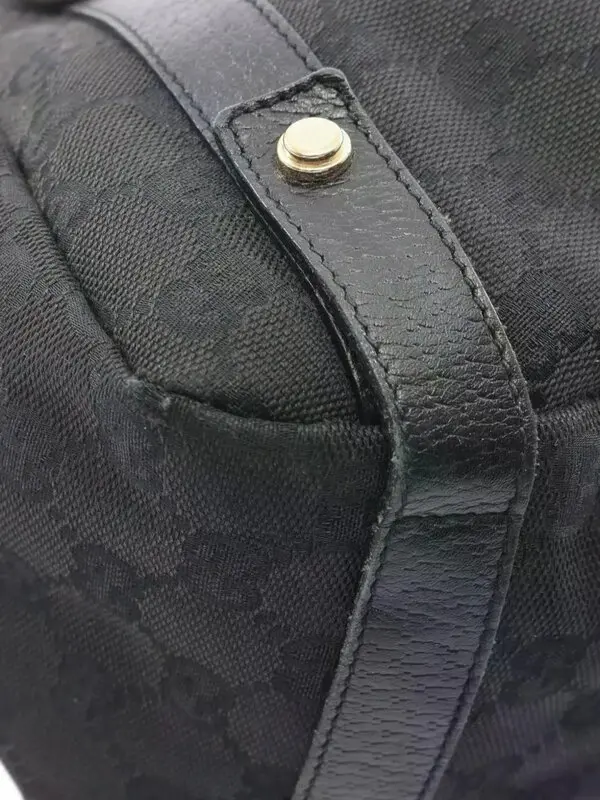 Gucci Gg Canvas Tote Bag - Black