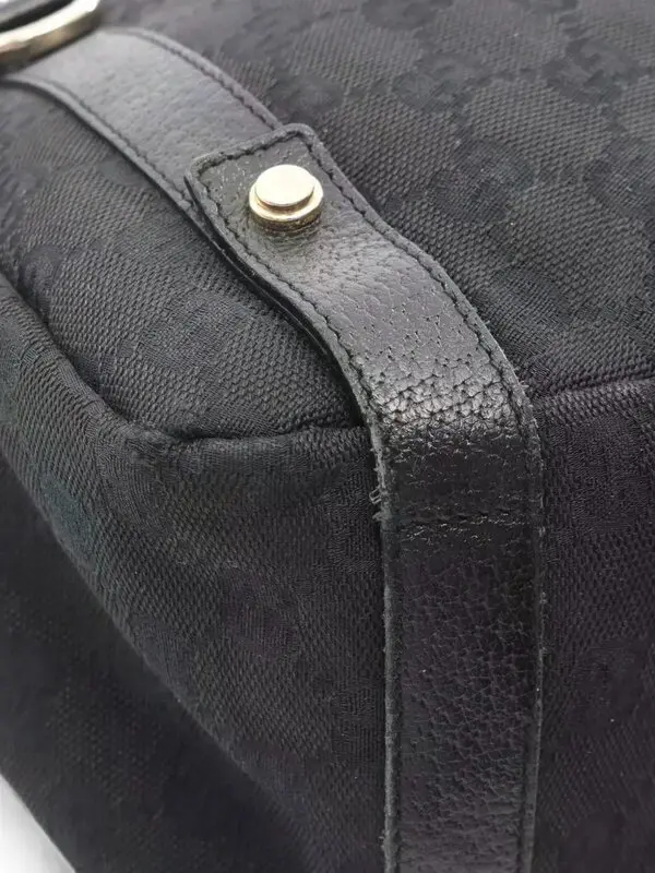 Gucci Gg Canvas Tote Bag - Black