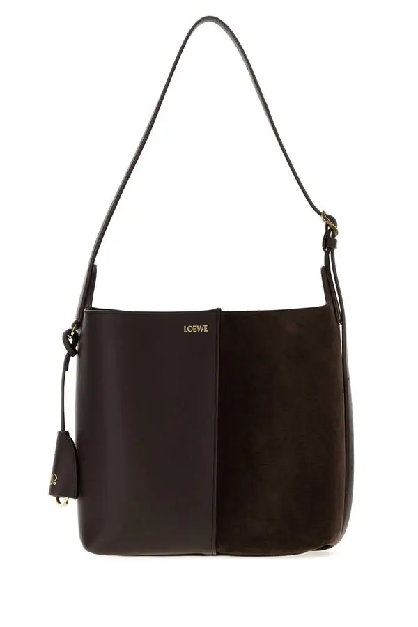 Loewe Leather And Suede Bucket Bag