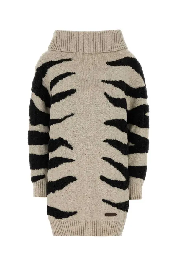 Moschino Sweater Dress - Brown