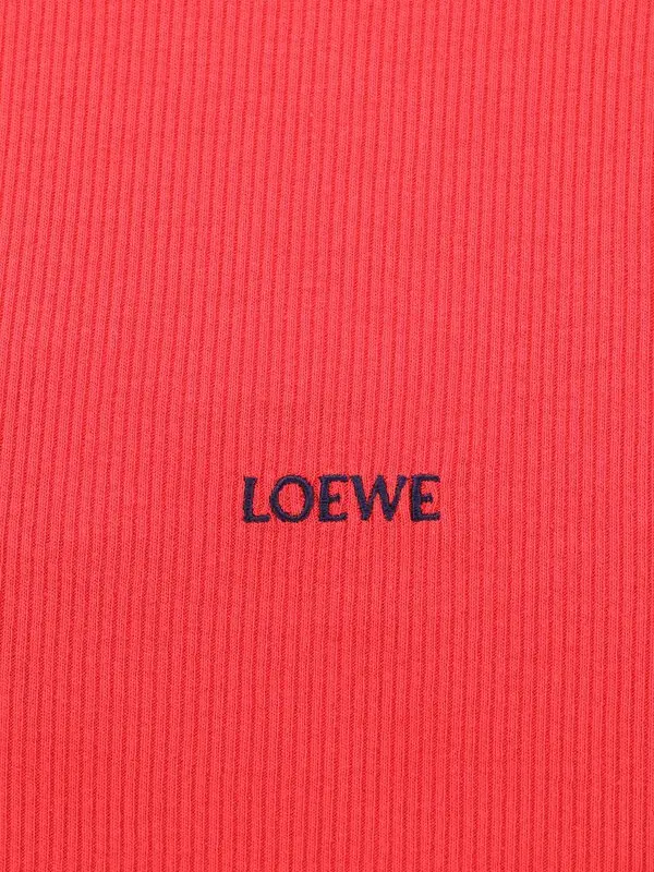 Loewe Embroidered Logo Cotton Tank Top