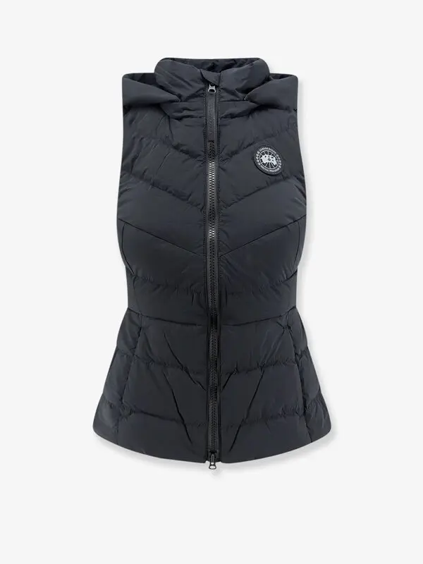 Canada Goose Clair Sleeveless Nylon Blend Jacket - Black