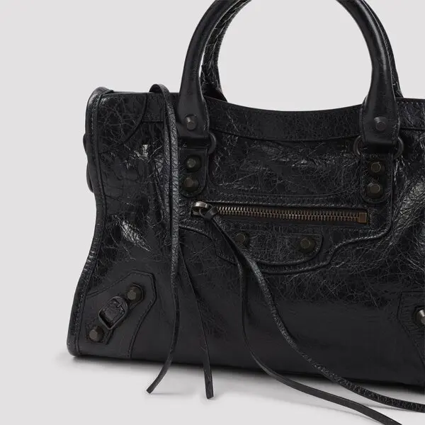 Balenciaga Le City S Bag Crinkled Leather