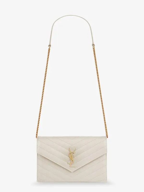 Saint Laurent Envelope Leather Crossbody Bag - Multicolor
