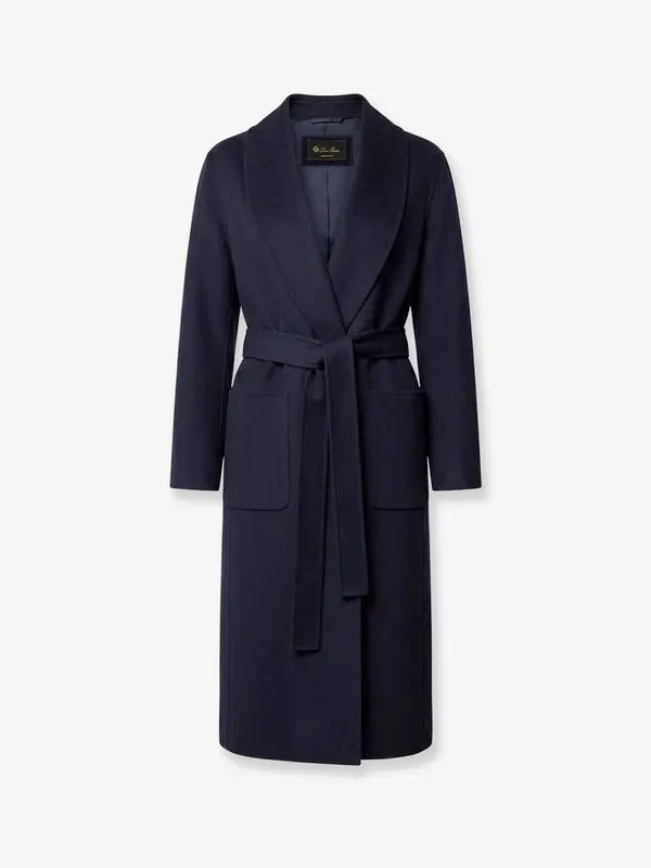 Loro Piana Virgin Wool And Cashmere Coat - Multicolor