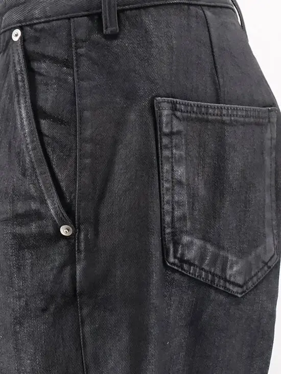 Rick Owens Joris Black Denim Jeans - Multicolor