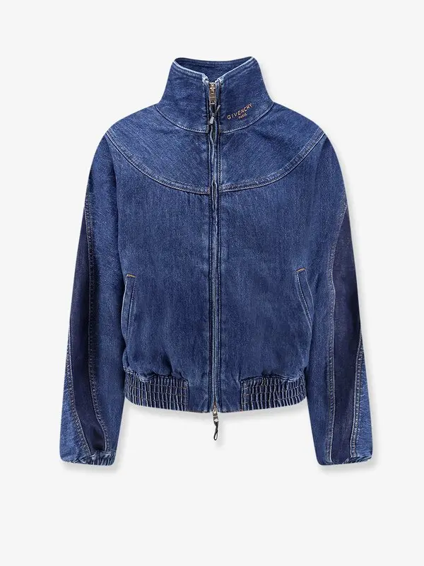 Givenchy Embroidered Denim Jacket - Multicolor