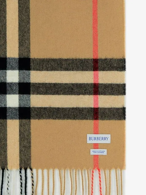 Burberry Cashmere Scarf - Multicolor