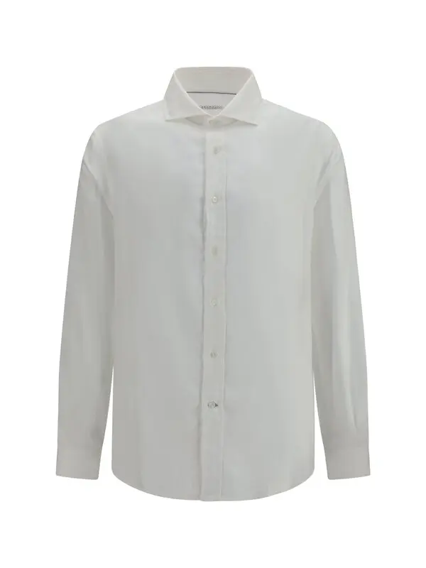 Brunello Cucinelli Cotton Shirt - White
