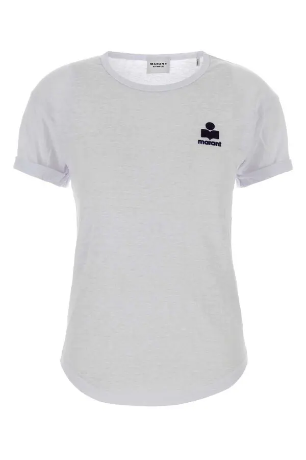 Isabel Marant Étoile Koldia Linen T-shirt - White