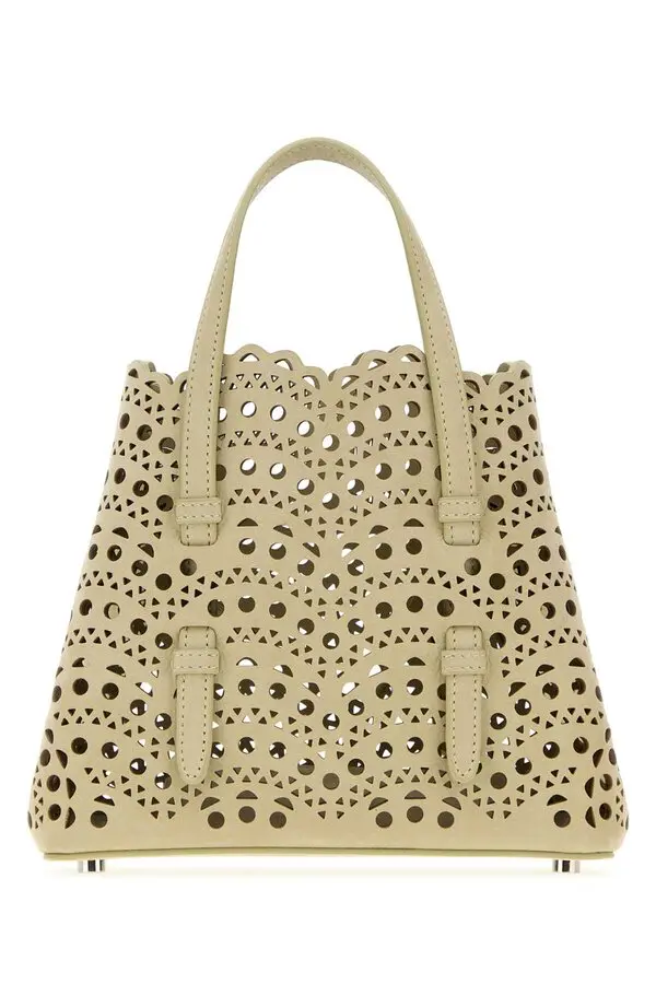 Alaïa Sage Nubuck Mina 20 Handbag - Green