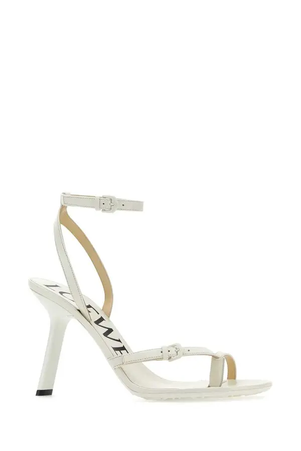 Loewe Petal Sandals - White