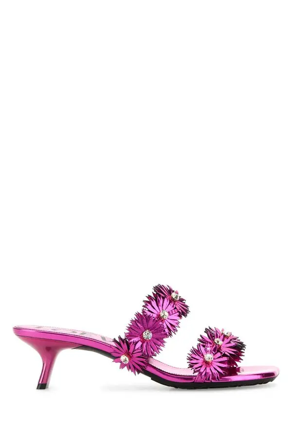 Loewe Petal Mules - Pink