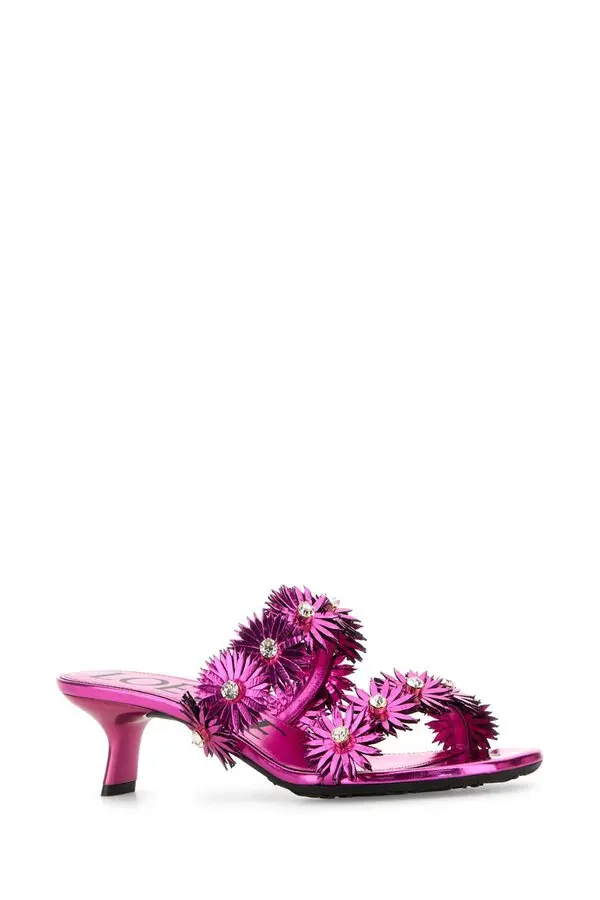 Loewe Petal Mules - Pink