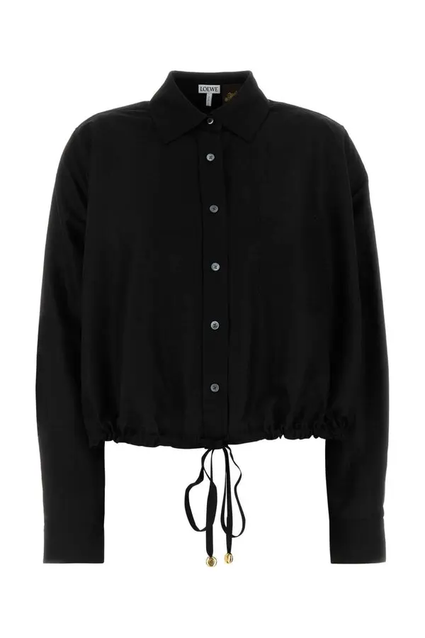 Loewe Viscose Blend Shirt - Black