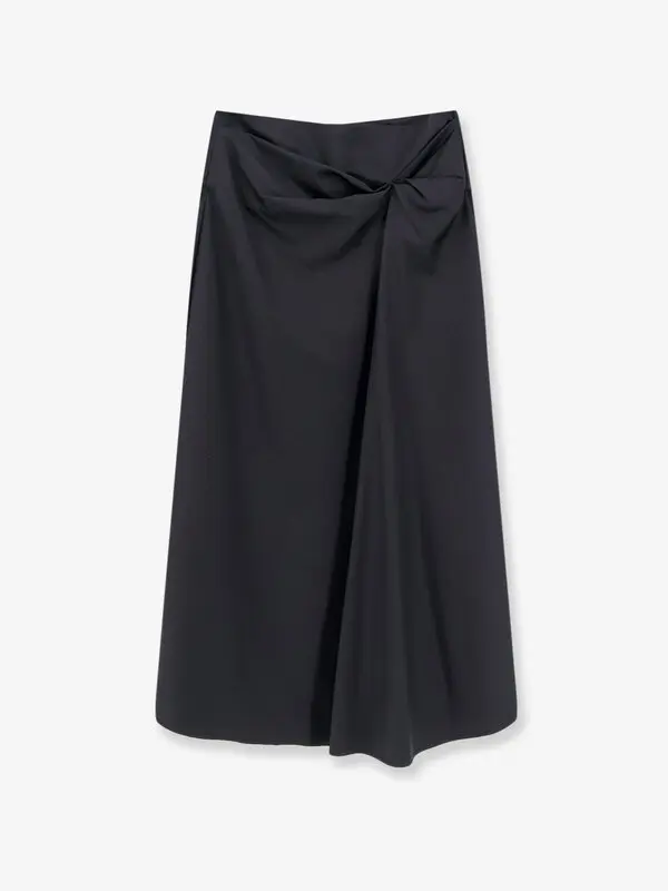 Max Mara Cotton Blend Flared Skirt - Multicolor