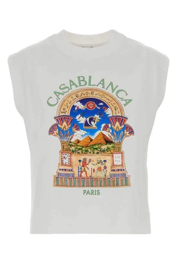Casablanca Cotton Tank Top