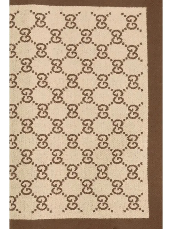 Gucci Gg All-over Wool Scarf