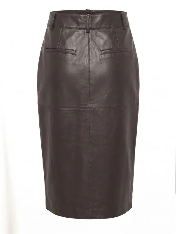P.a.r.o.s.h Leather Skirt