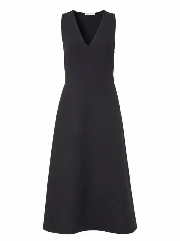 Fendi Silk Wool Dress - Multicolor