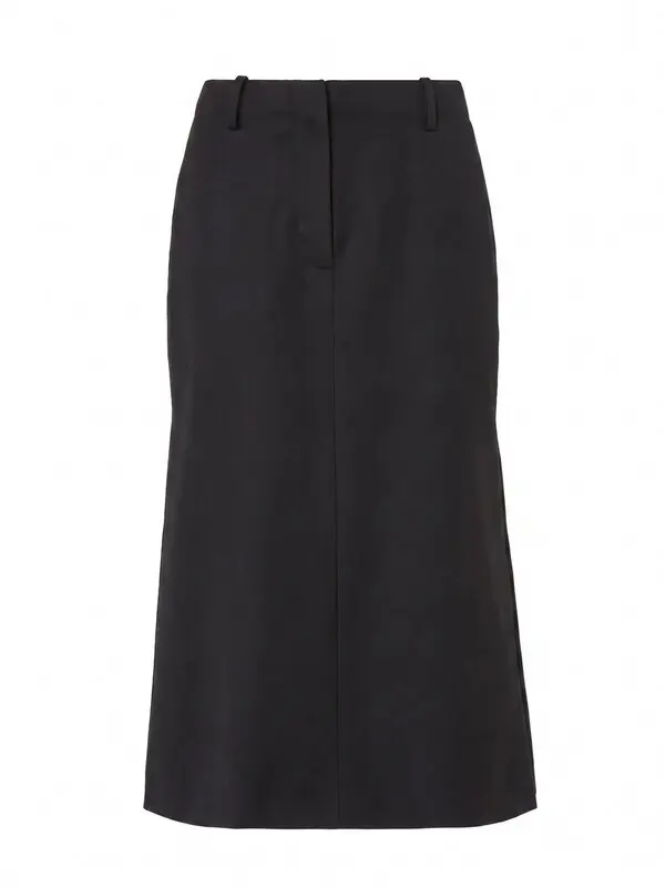 Fendi Grain De Poudre Midi Skirt