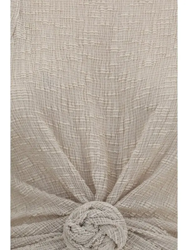 Magda Butrym Crêpe Top With Knot
