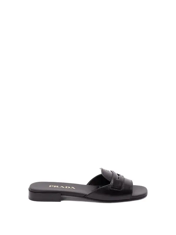 Prada Leather Slides