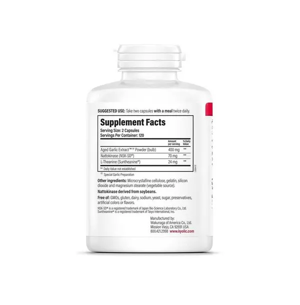 KYOLIC Aged Garlic Extract Formula 109