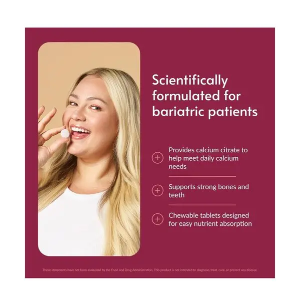 BARIATRIC ADVANTAGE Calcium Citrate Chewable 500 Mg For Bariatric Surgery Patients