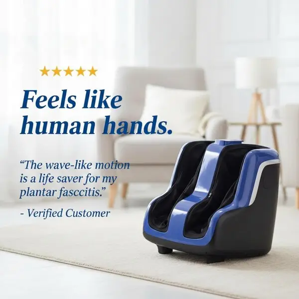 HUMAN TOUCH Reveal Foot Massager Ottoman