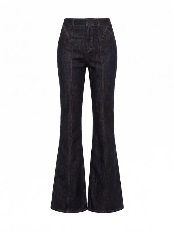 SELF-PORTRAIT High Waisted Denim Jeans