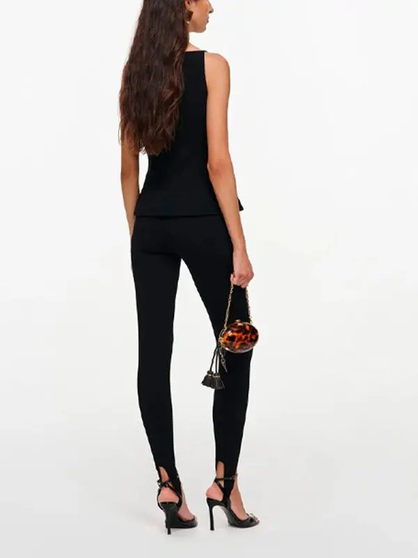 SELF-PORTRAIT Wool Crepe Top