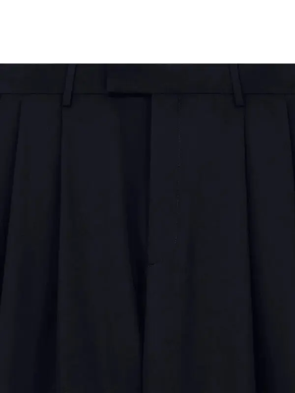 Giorgio Armani Wool Tailored Trousers - Multicolor