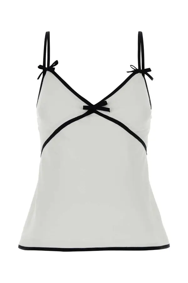 Moschino Crepe Top - White