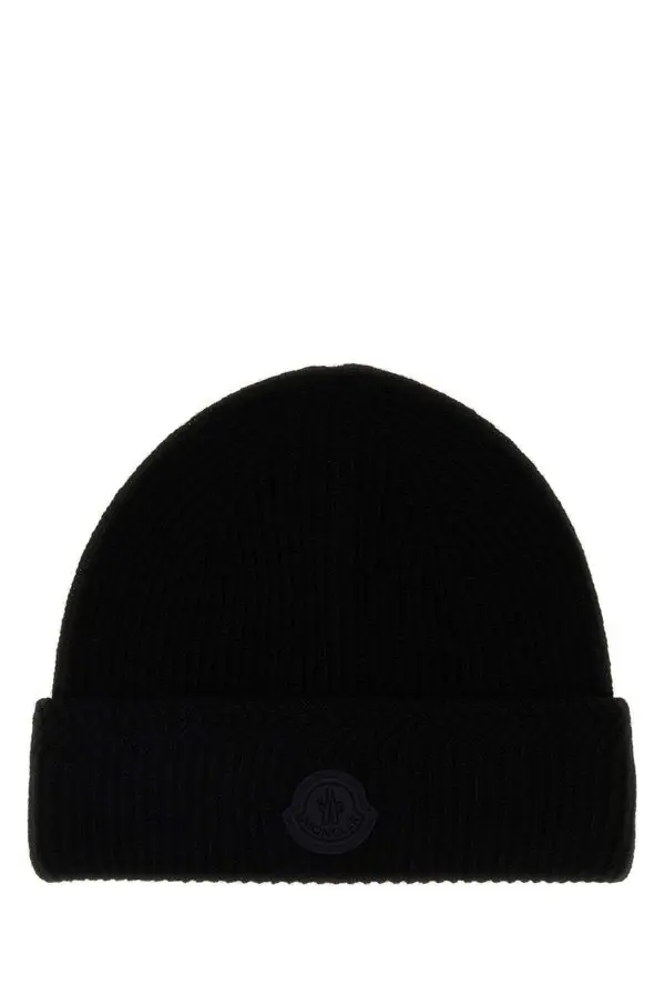 Moncler Wool Blend Beanie Hat
