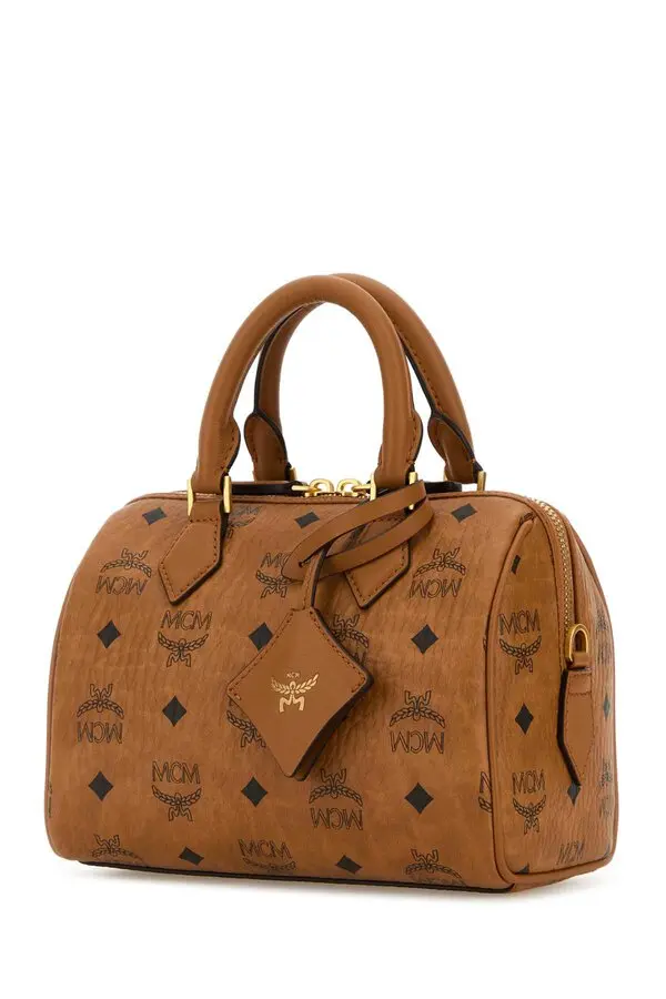 Mcm Printed Canvas Ella Handbag