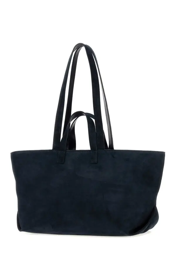A.p.c. Le Drummer Shopping Bag In Suede - Blue