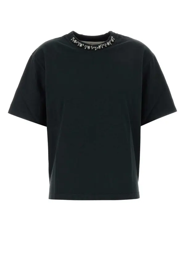 GOLDEN GOOSE Slate Cotton T-shirt - Black